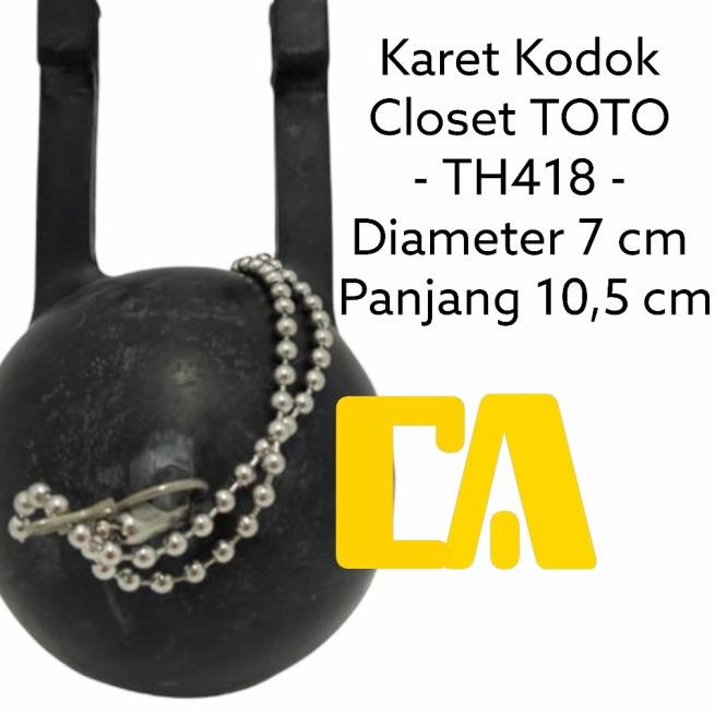 Jual KARET KODOK TOTO TOILET | RUBBER FLAPPER TOTO TH418-X BESAR ...