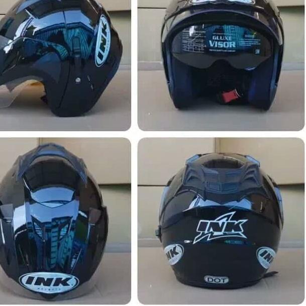 Jual HELM INK CX 22 TI DOUBLE VISOR GOOD PRODUK/HALF/FULL FACE/BLACK ...