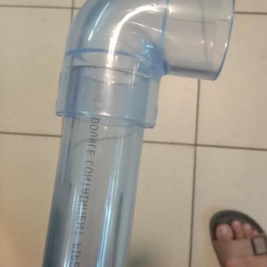 Jual Pipa pvc bening / Pipa PVC Transparan / pipa pvc clear 3/4" (inch ...