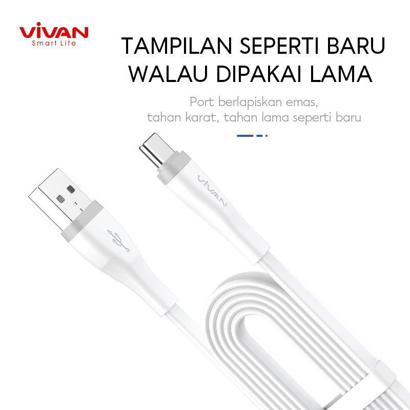 Jual [VIVAN SC-200] Kabel Data USB Type C Panjang 2 meter Fast Charging ...