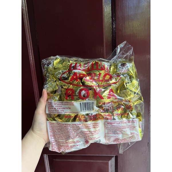 Jual APOLLO ROKA 420 GRAM ISI 70 PCS | APOLLO ROKA COKLAT | APOLLO ROKA ...