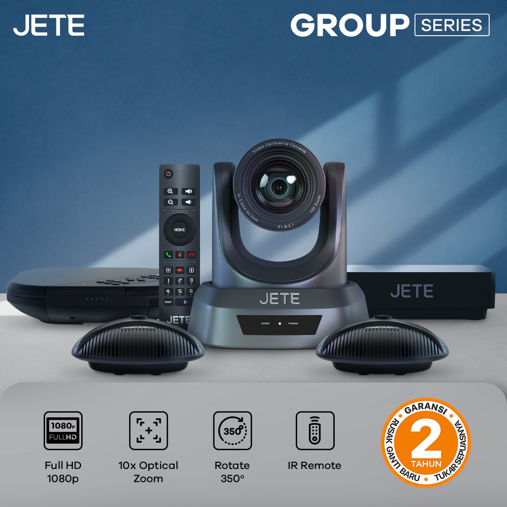 Jual Webcam Video Conference JETE Group with 2 Expansion Mic - Garansi ...