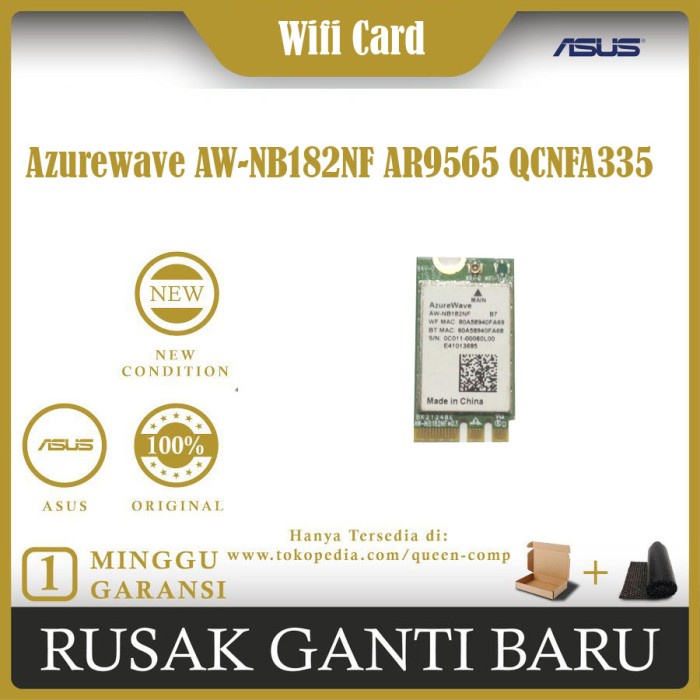 Jual Wifi Card Azurewave AW-NB182NF AR9565 QCNFA335 | Shopee Indonesia
