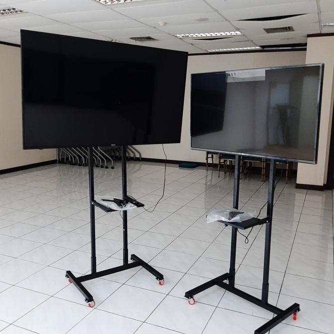 Jual Bracket Braket TV Standing 65 55 50 43 40 32 24 inch, Stand TV ...