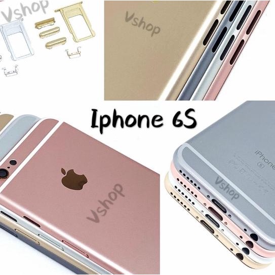 Jual CASING - HOUSING FULLSET IPHONE 6S - Silver | Shopee Indonesia