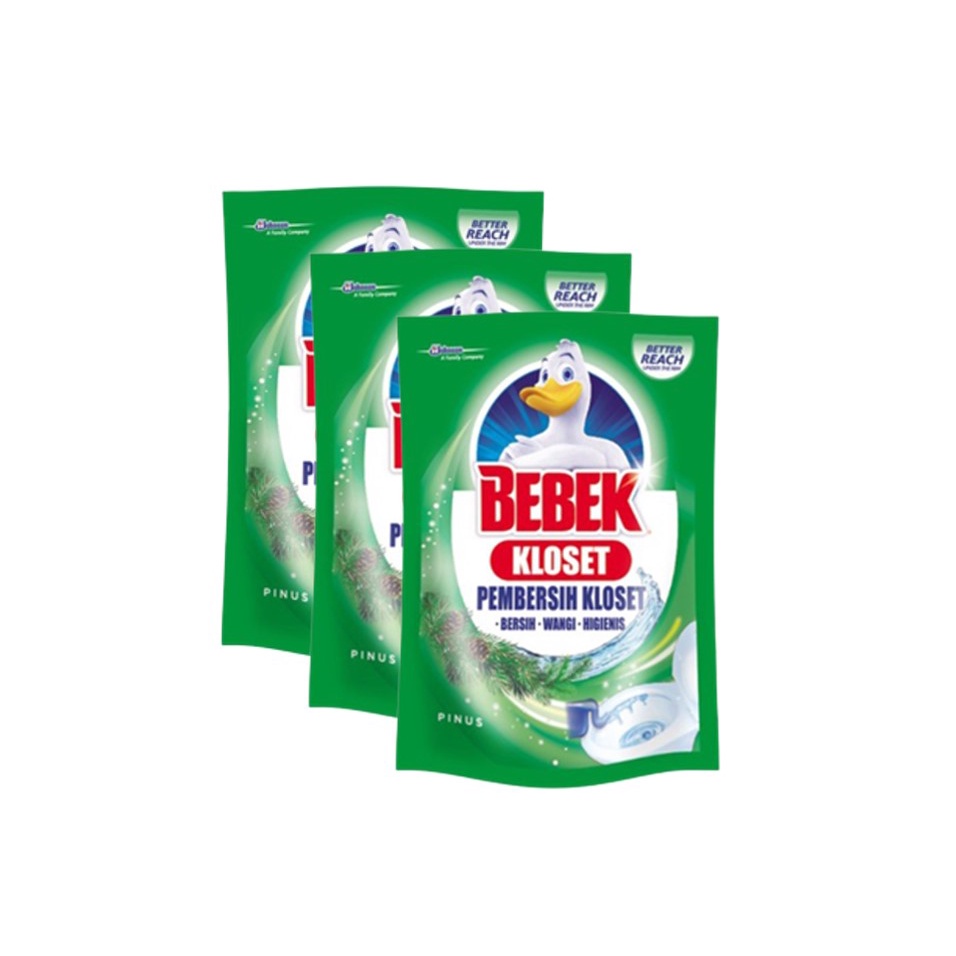 Jual Bebek Kloset Pembersih Kloset Pinus Pouch 3 x 450 ml | Shopee ...