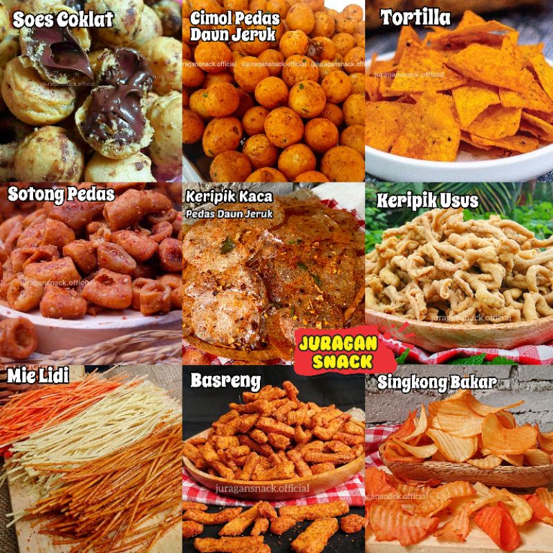 Jual CEMILAN MURAH / SNACK KILOAN / JAJANAN PEDAS KERING / KRIPCA ...