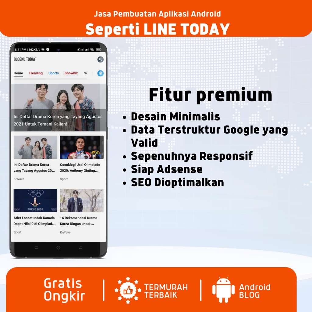Jual Jasa Pembuatan Aplikasi Android Seperti Line Today Upload ke ...