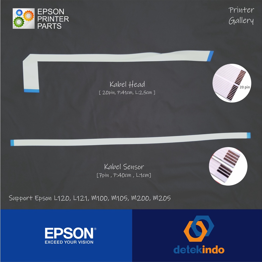 Jual Kabel Flexible Print Head , Kabel Sensor Epson L120 L121 M100 M200 ...