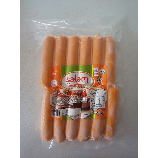 Jual FROZEN FOOD SALAM SOSIS BAKAR SAPI AYAM 500gr | Shopee Indonesia