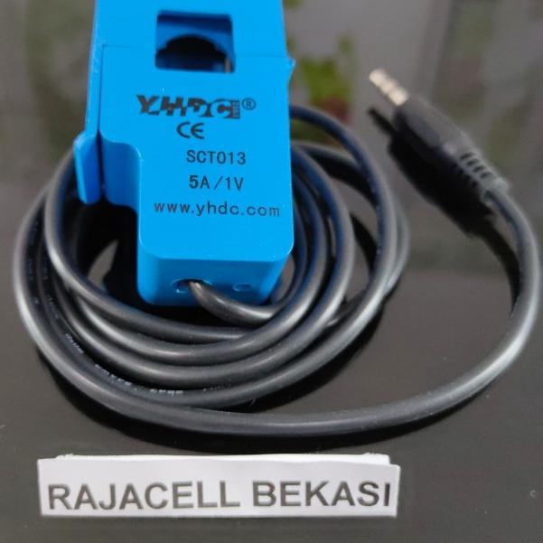 Jual 5A SCT-013-005 Non invasive AC Current Sensor Arus Clamp ...