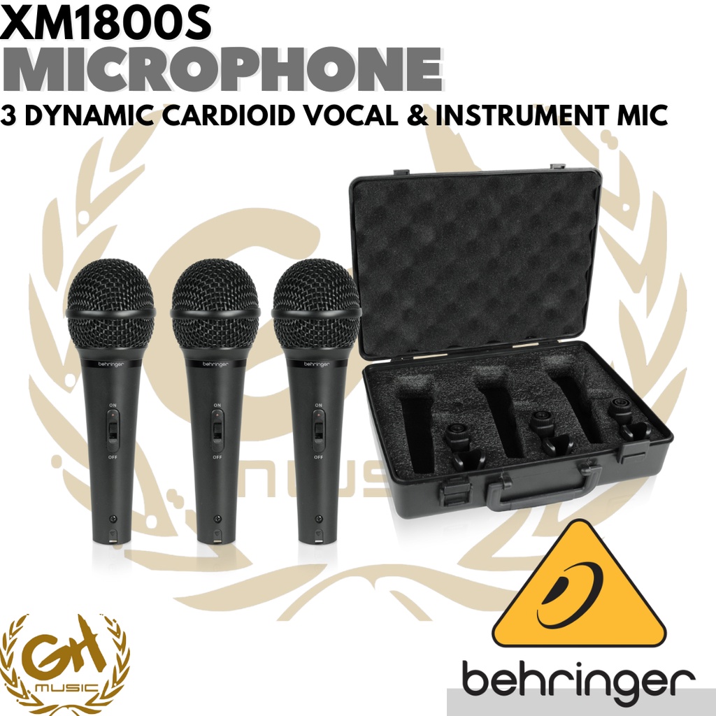 Jual Behringer XM1800S 3 Dynamic Cardioid Vocal and Instrument ...