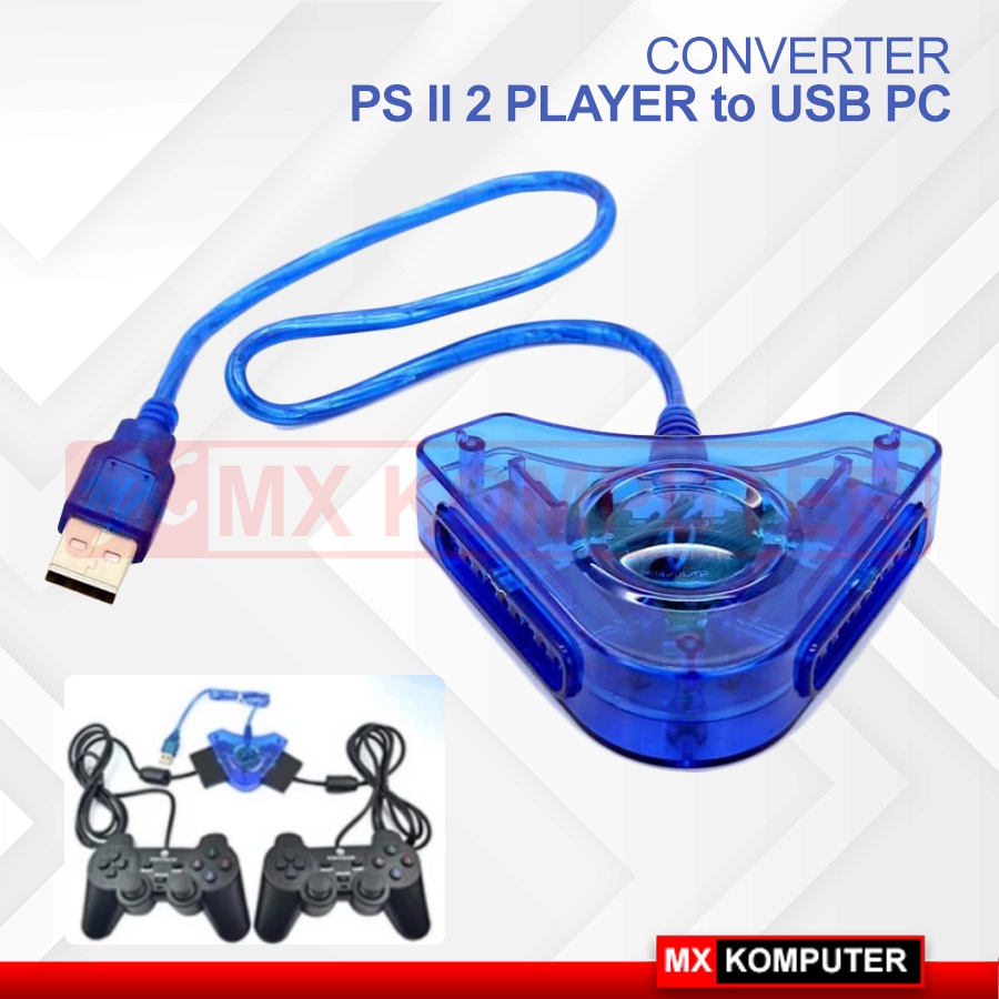Jual Converter Joystick PS2/PS3 to Usb PC (2 Player) | Shopee Indonesia