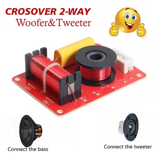 Jual Kit Crossover 2 Way Pasif F-500 Audio Speaker System Filters ...