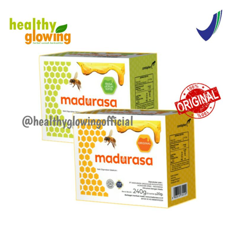 Jual Madurasa Sachet Original dan Jeruk Nipis 12pcs/box @20gr madu sachet | Shopee Indonesia