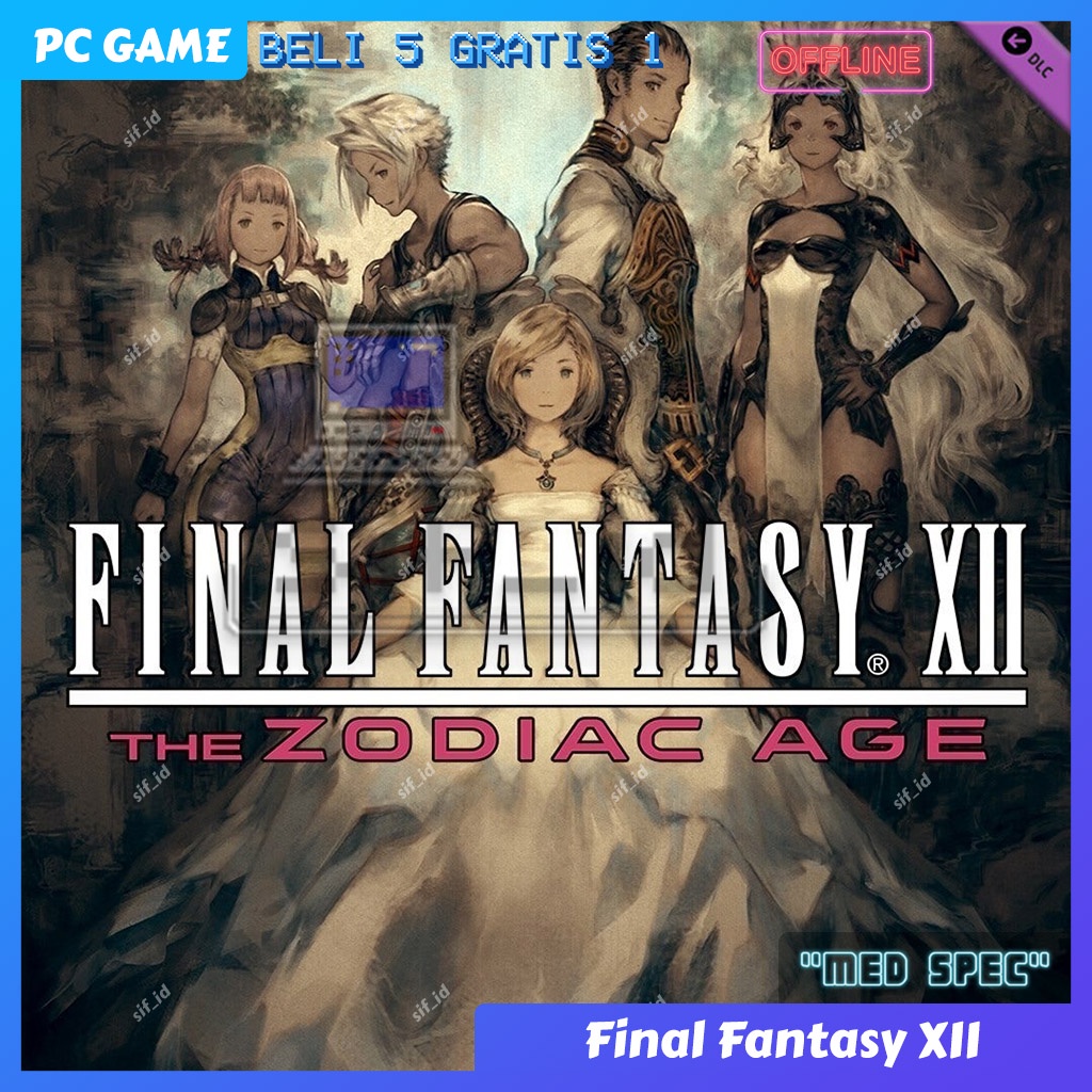 Jual Final Fantasy XII The Zodiac Age - Final Fantasy 12 - DLC - PC ...