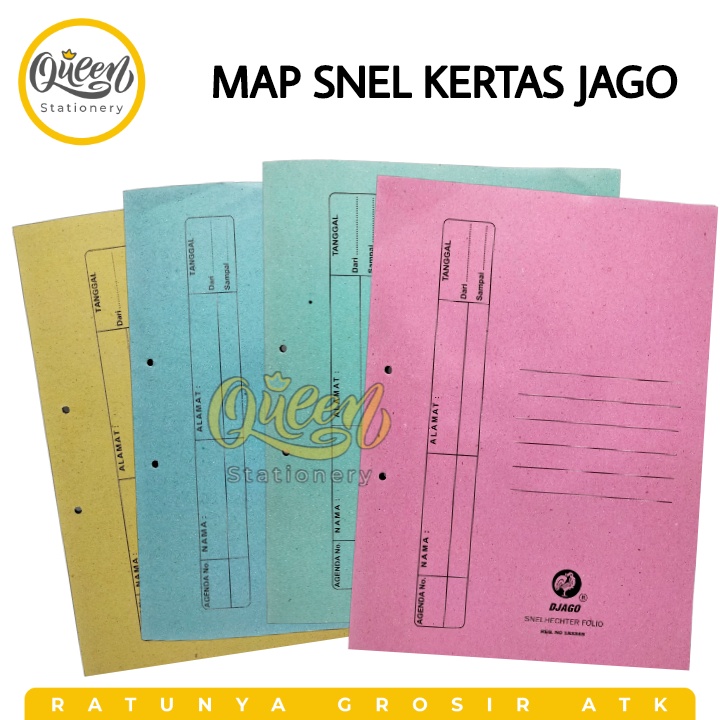 Jual 1 PAK (50 LEMBAR) MAP SNEL / MAP KERTAS / MAP DOKUMEN | Shopee ...