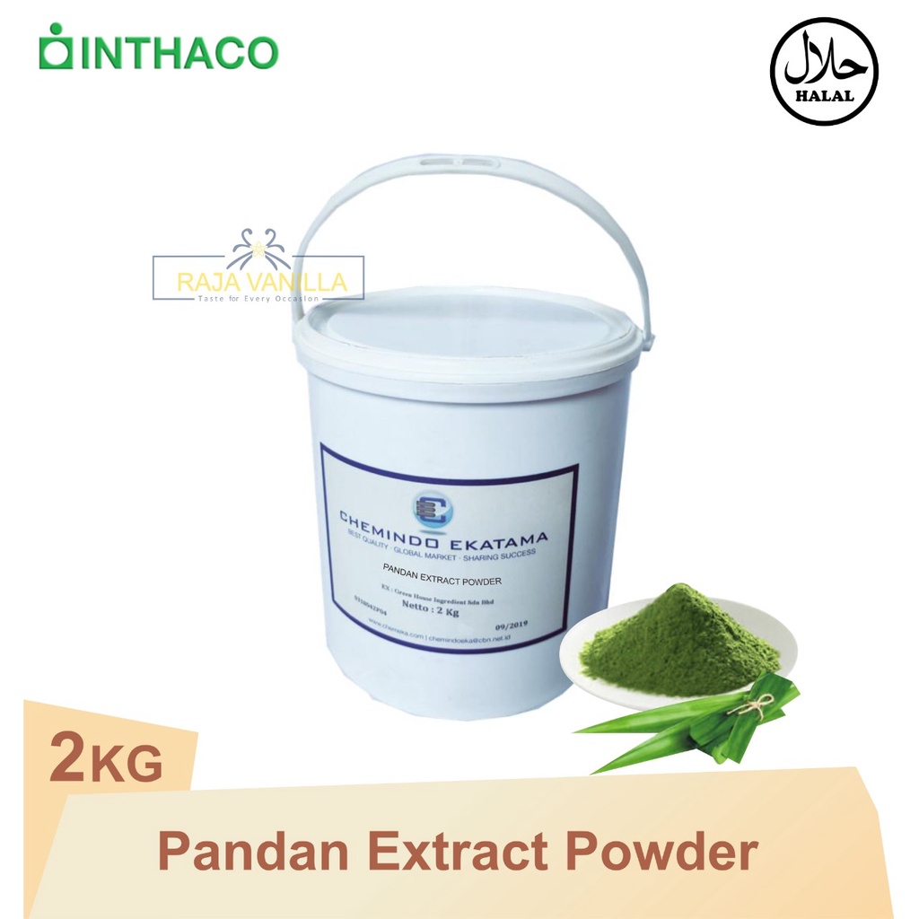 Jual INTHACO Pandan Ekstrak Bubuk Powder 2 kg | Shopee Indonesia