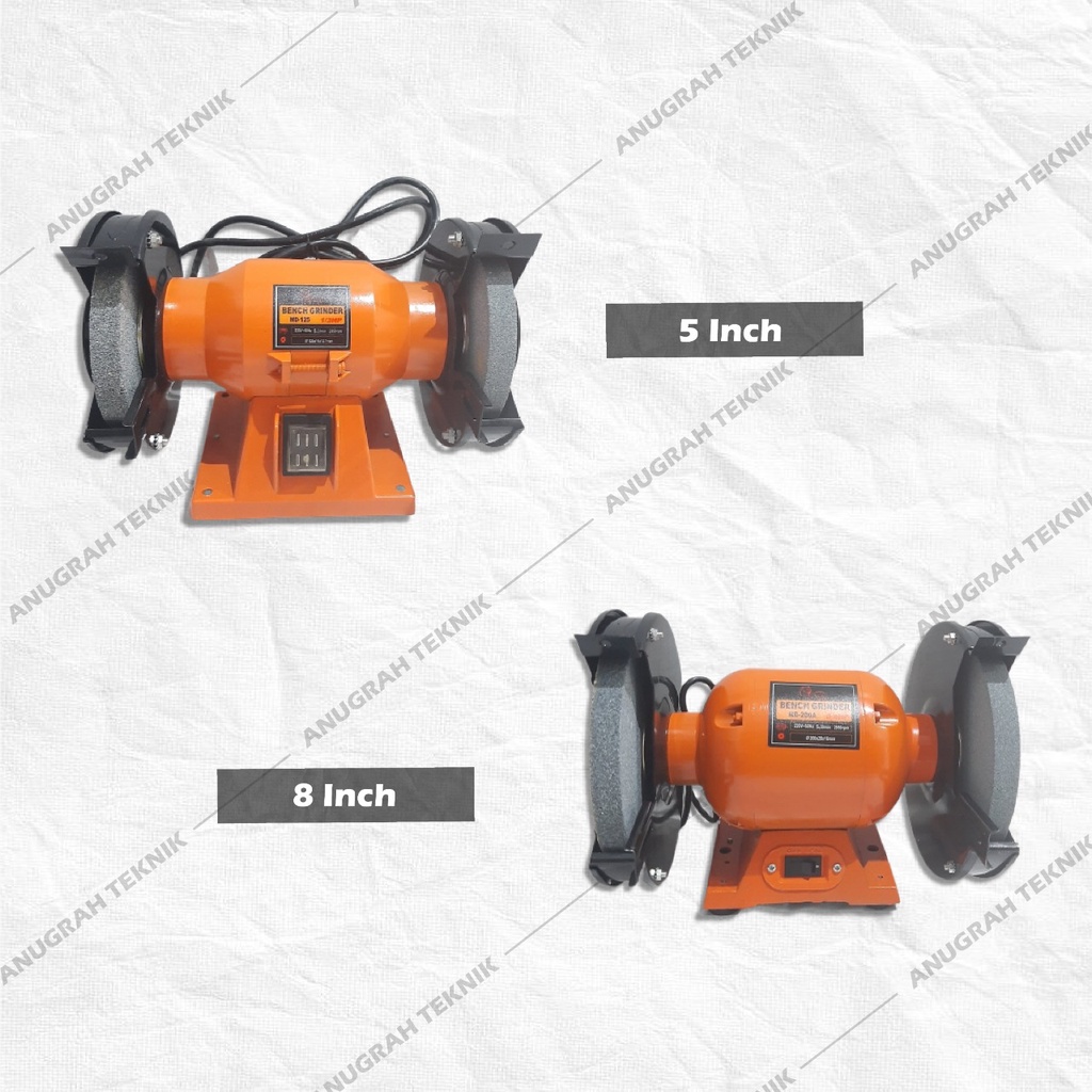 Jual Mesin Gerinda Duduk 5 Inch Leopard MD-125 Gerinda Poles Batu Duduk ...