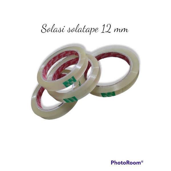 Jual Solasi / Isolasi / Selotip Kado / Perekat Bening merk Solatape dan ...