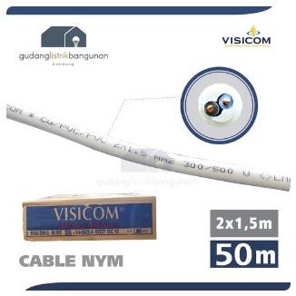 Jual Kabel Listrik NYM 2x1.5 50 METER SNI LMK VISICOM Setara Supreme ...
