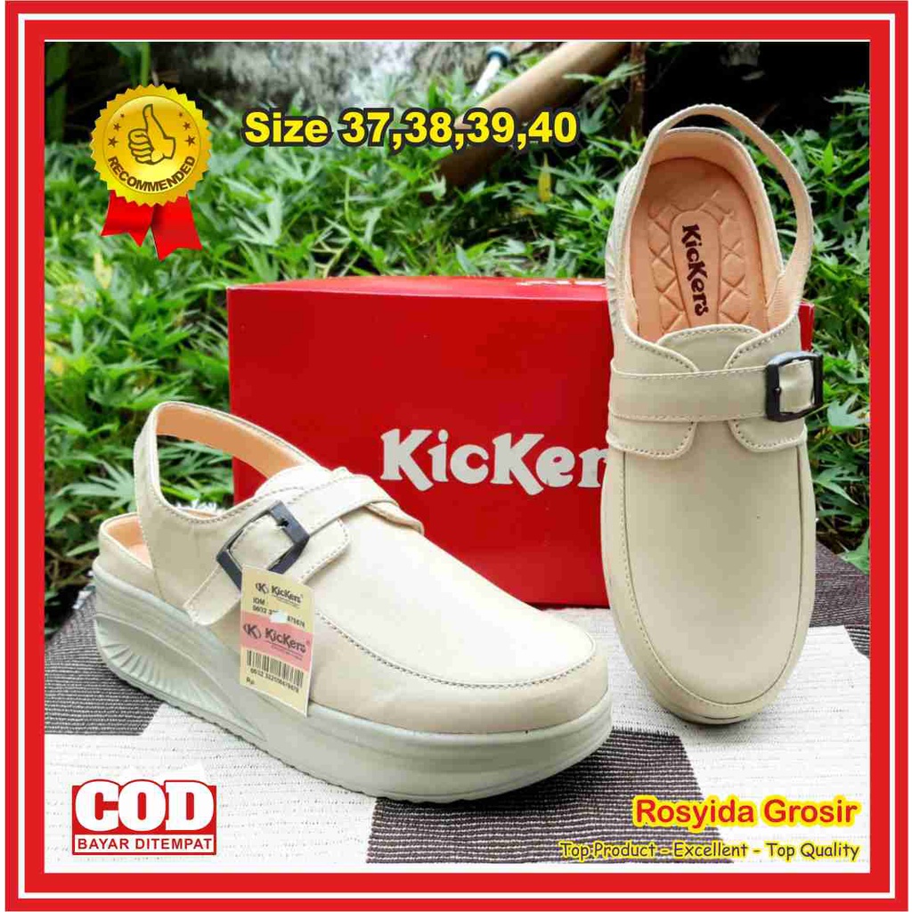 Jual SENDAL WANITA WEDGES KICKERS / WEDGES SEPATU SANDAL / SANDAL ...