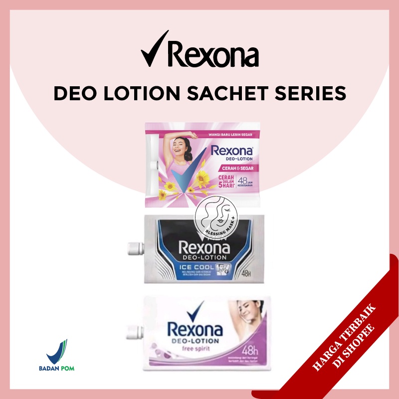 Jual Rexona Sachet | Rexona Saset | Rexona Deo Lotion Sachet - Free ...