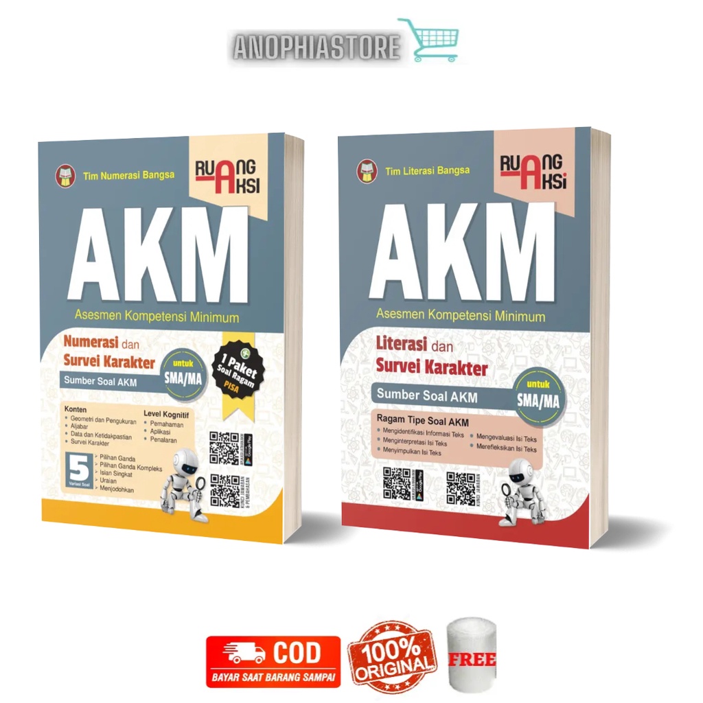 Jual Buku AKM SMA LIterasi Numerasi Ruang Aksi AKM SMA/MA | Shopee ...