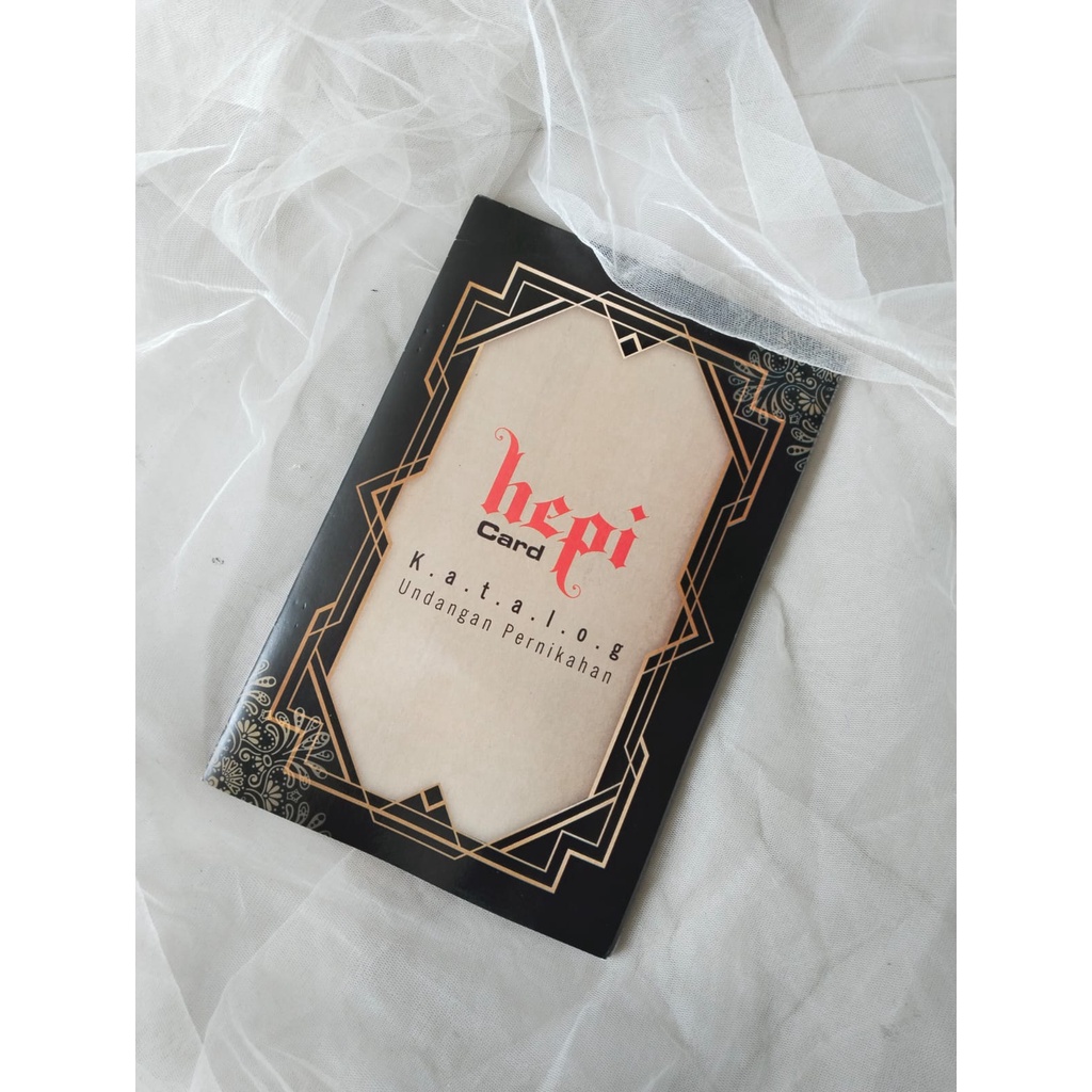 Jual Katalog Blanko Undangan Hepi Card 283-294 | Shopee Indonesia