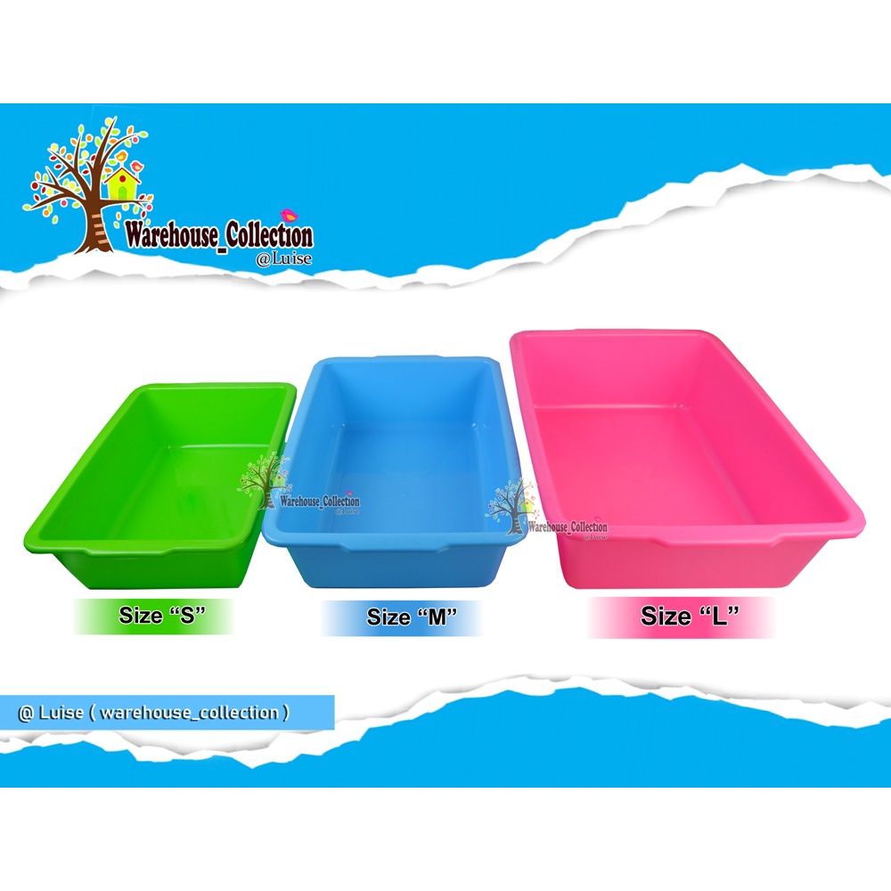 Jual BAK SEGI WARNA PREMIUM MEDIUM BESAR / BAK SEGI TEBAL / BAK KOTAK ...