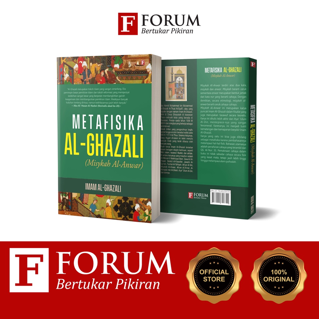 Jual Buku METAFISIKA AL-GHAZALI : Misykah Al-Anwar - Imam Al-Ghazali ...