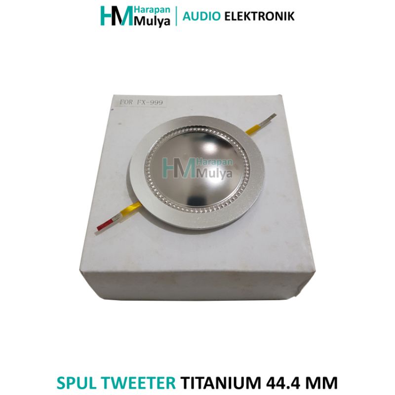 Jual Spul Spool Tweeter Driver 44.4 mm / Voice Coil 4.4 cm (Titanium ...