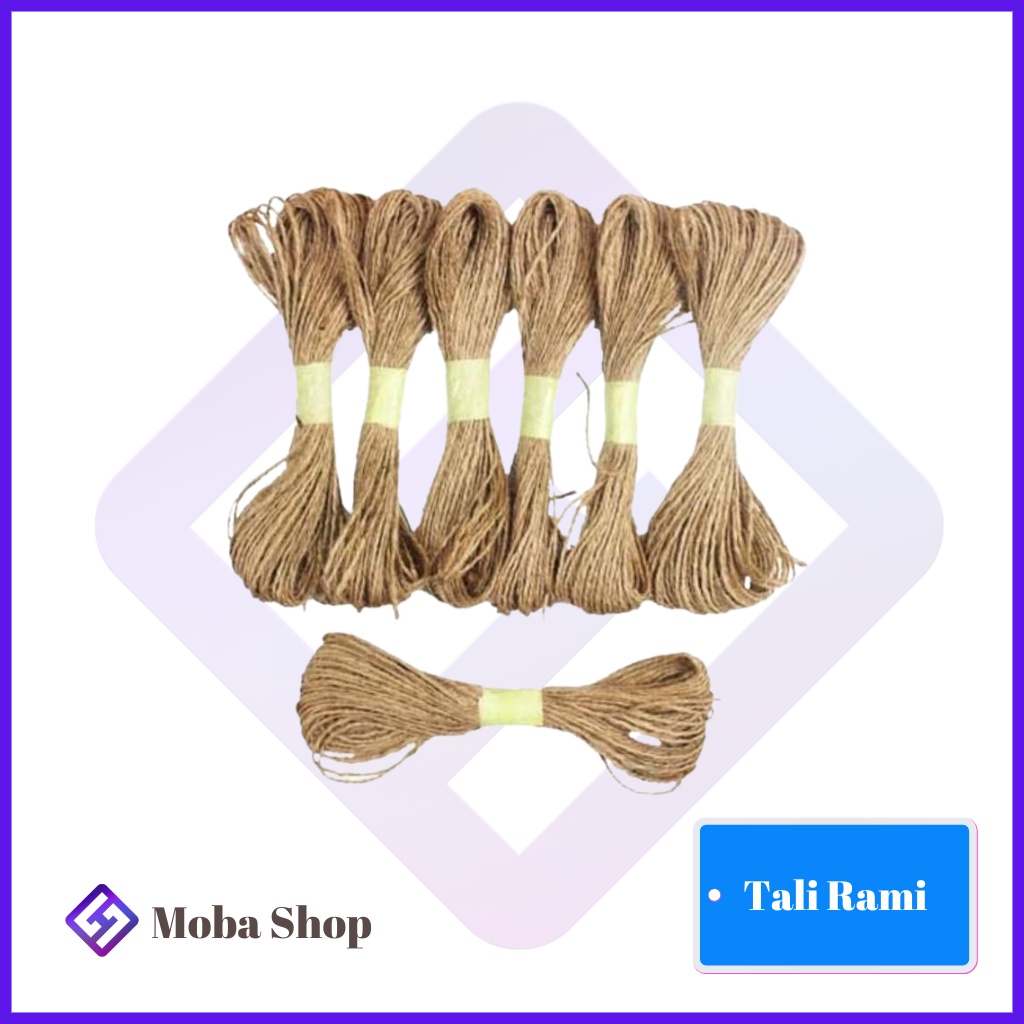 Jual Tali Rami / Benang Goni Vintage / Hemp Rope (1m, 3m, 5m, 10m ...
