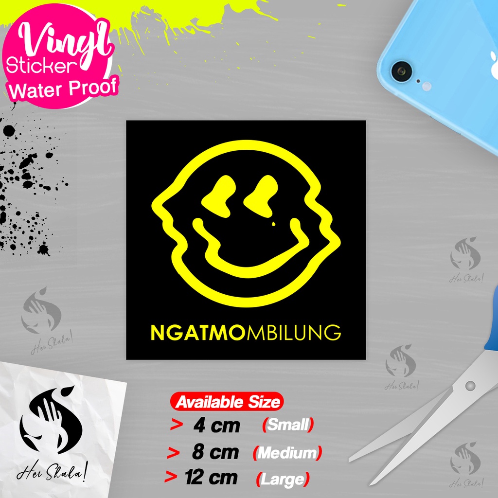 Jual Stiker Ngatmombilung Sticker Vinyl Band Jawa Satuan Bahan Anti Air ...