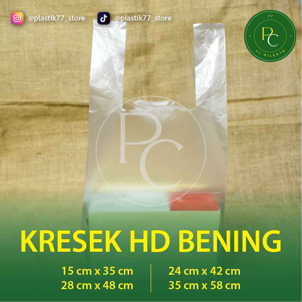Jual Kantong Kresek 15x35 Plastik Tenteng Hd Bening Best Seller 50 ...