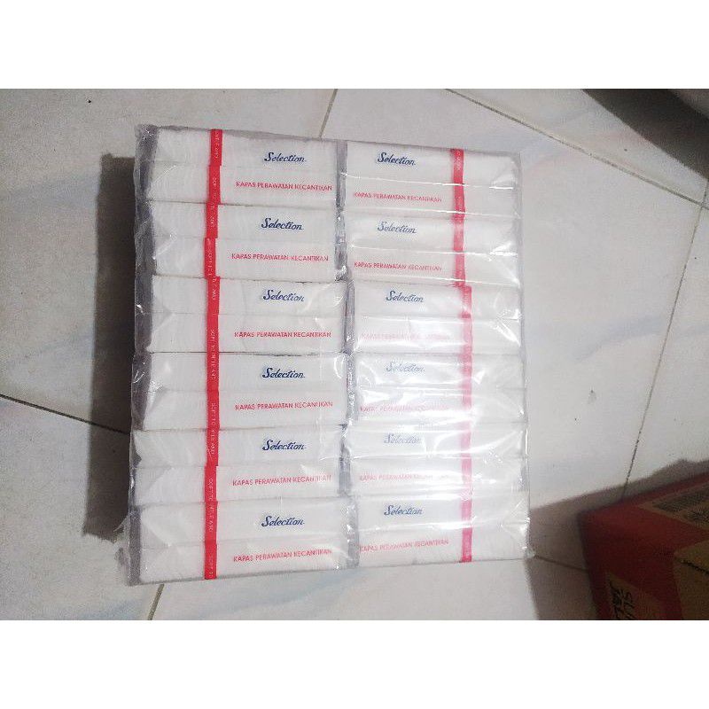 Jual Selection kapas facial cotton 35gr ( harga 1 lusin ) | Shopee ...