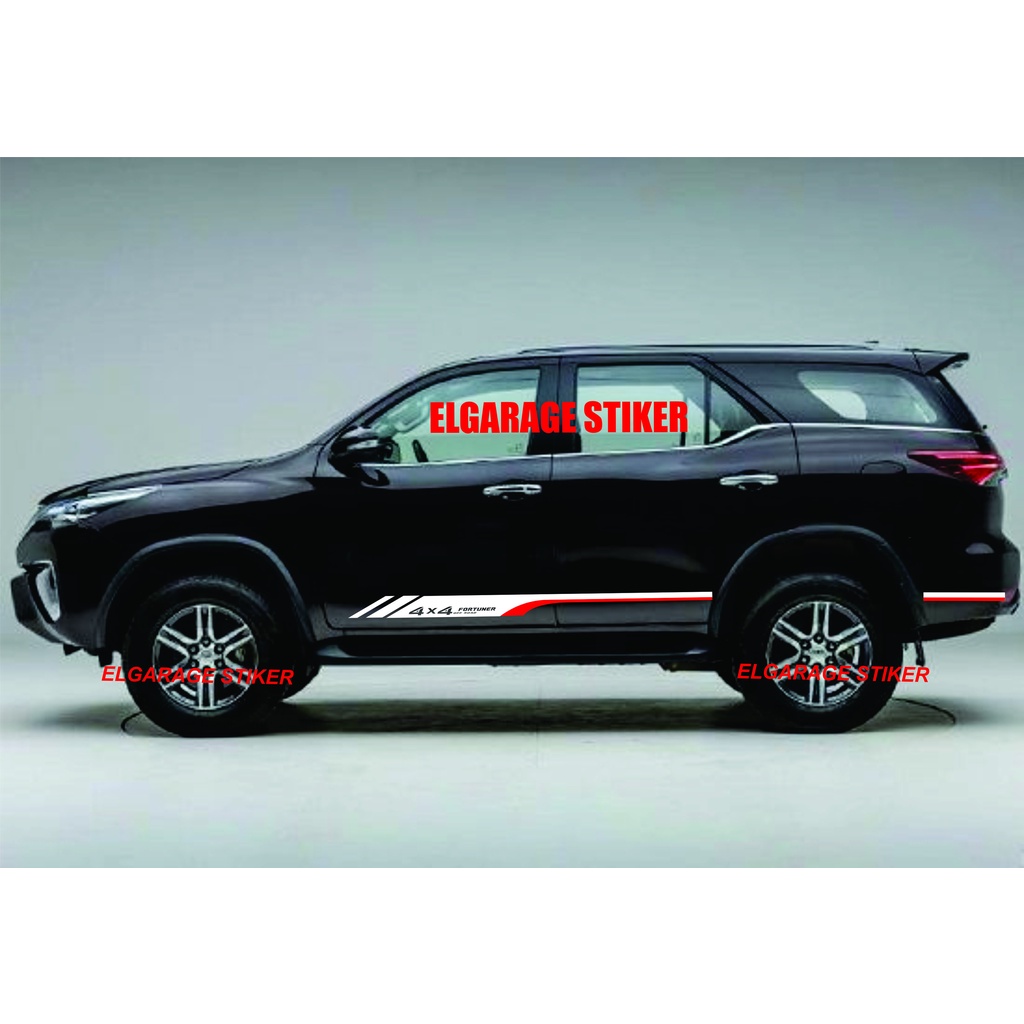 Jual Stiker mobil toyota fortuner stiker list/strip mobil fortuner ...