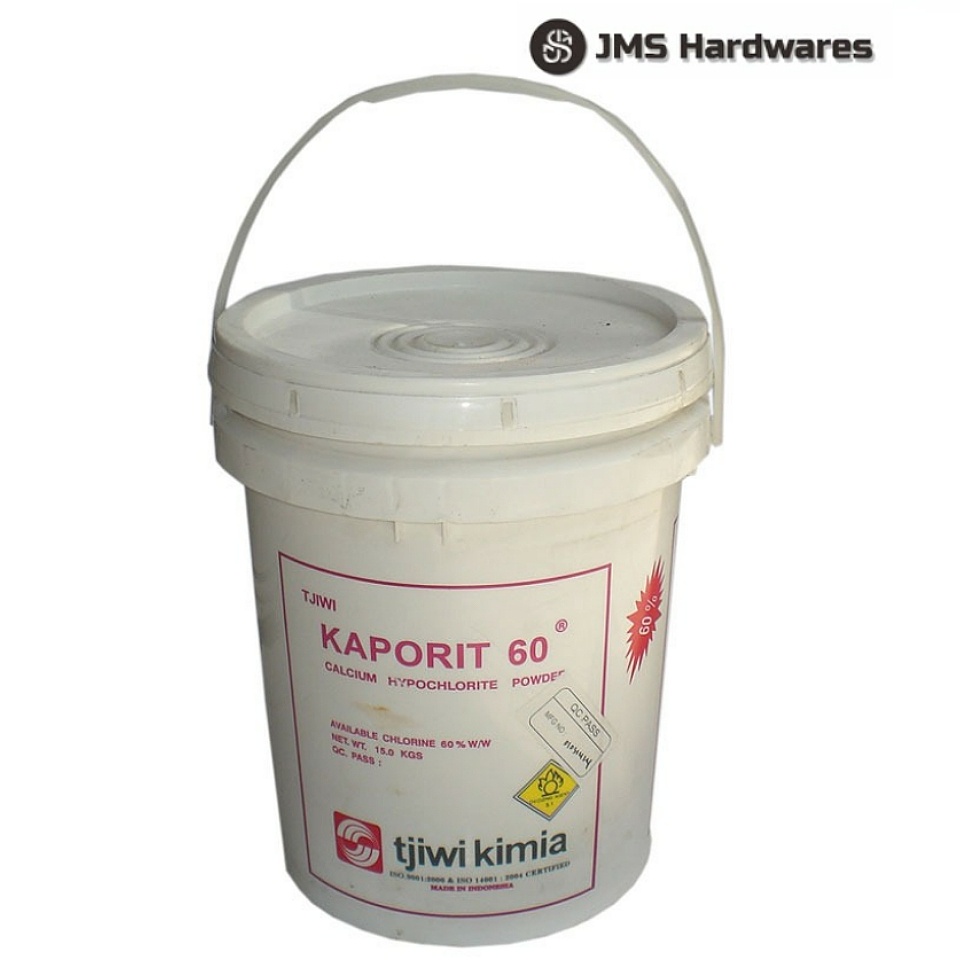 Jual Kaporit TJiwi 60% / Kaporit Bubuk 15 Kg/CALCIUM HYPOCHLORITE ...