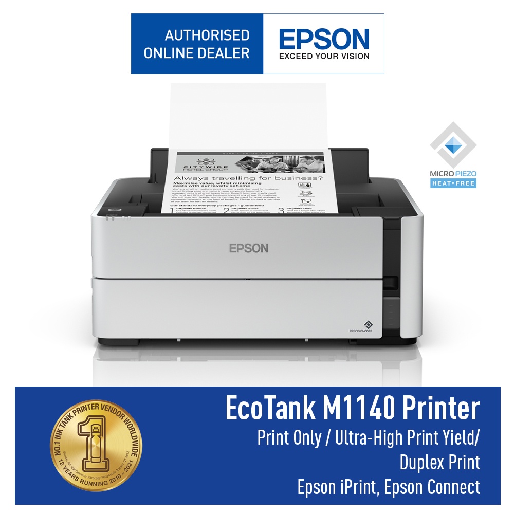 Jual Epson Printer M1140 Ecotank Monochrome | Shopee Indonesia