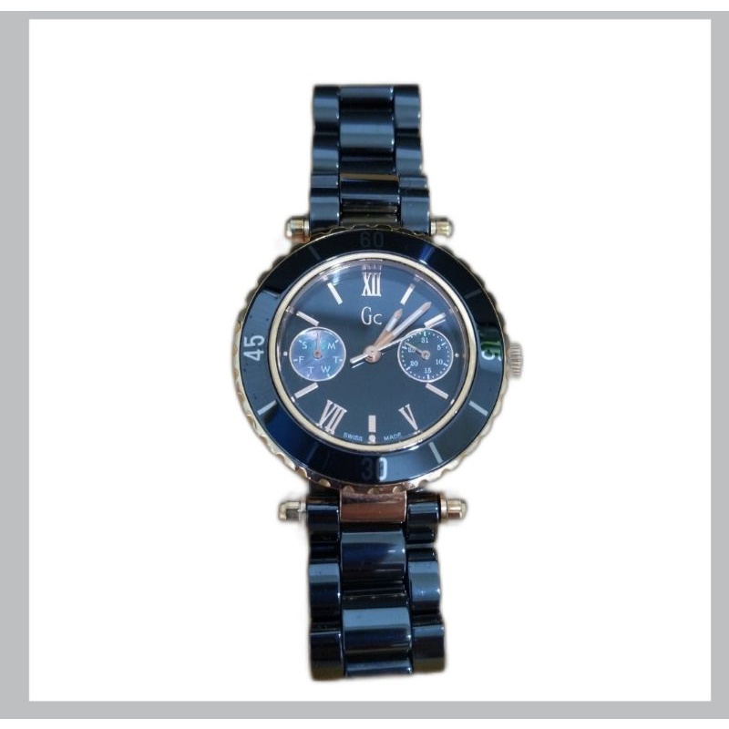 Jual Jam tangan wanita original Guess collection Gc structura ceramic ...