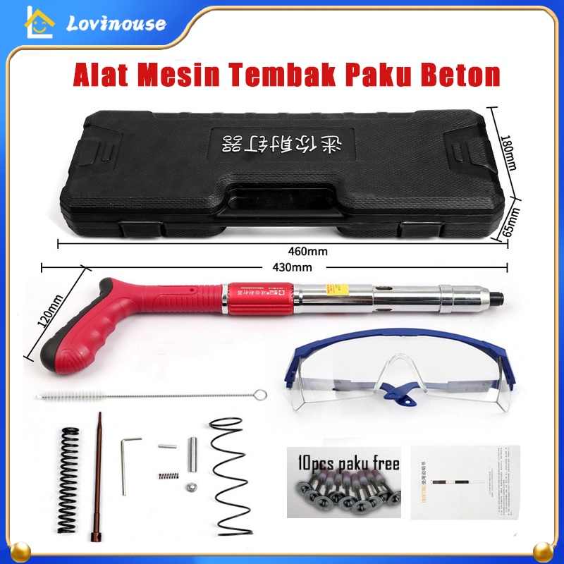 Jual Alat Mesin Tembak Paku Beton Alat dekorasi Fastening Gun Ubin ...