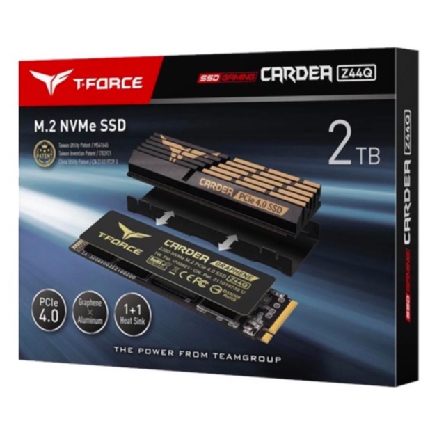 Jual TEAMGROUP T-FORCE SSD M.2 2280 CARDEA Z44Q PCIe Gen4x4 NVME 2TB ...