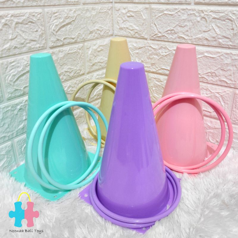 Jual Ring Cone Mainan Rintangan Aktivitas Olahraga Ring Toss | Shopee ...