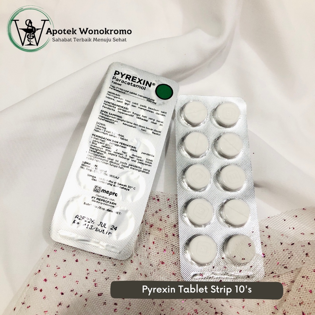 Jual Pyrexin Tablet Strip 10's | Shopee Indonesia
