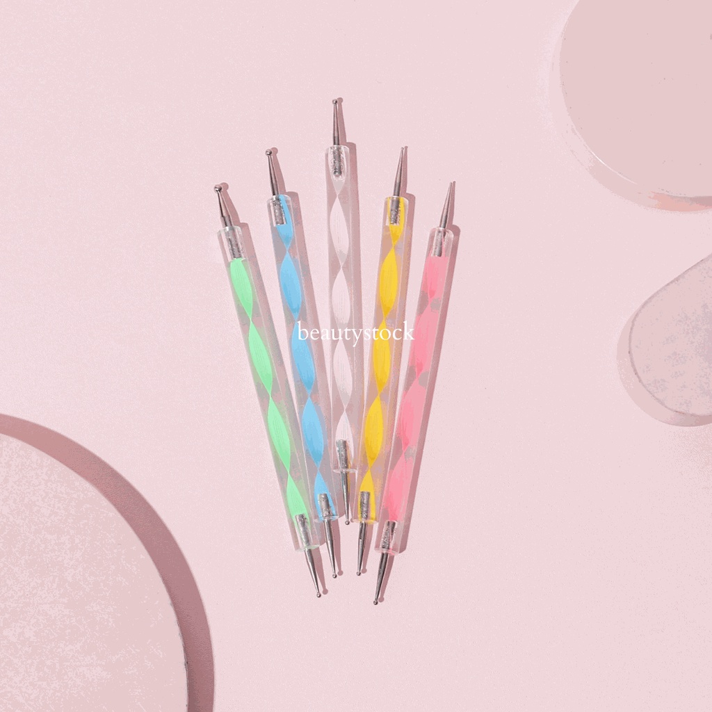 Jual Nail Art Dot Pen Lukis Kuku (Isi 5pcs) | Shopee Indonesia