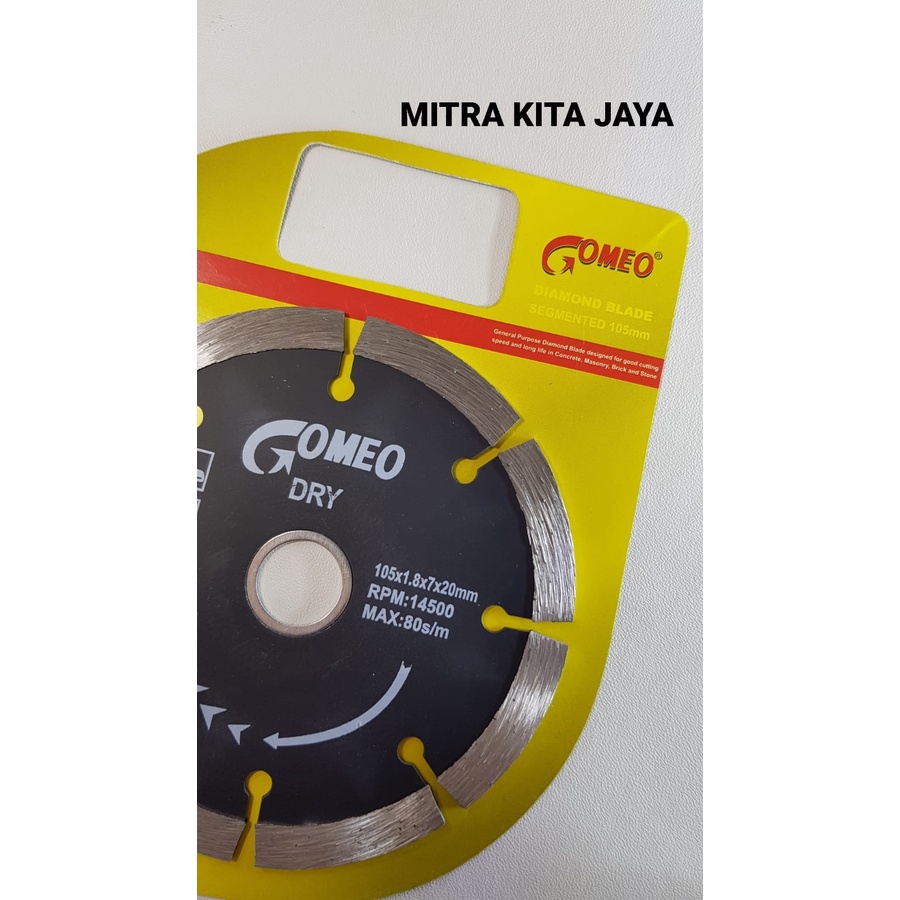 Jual Pisau Potong Keramik Gomeo Kering / Diamond Wheel Gomeo / Mata ...