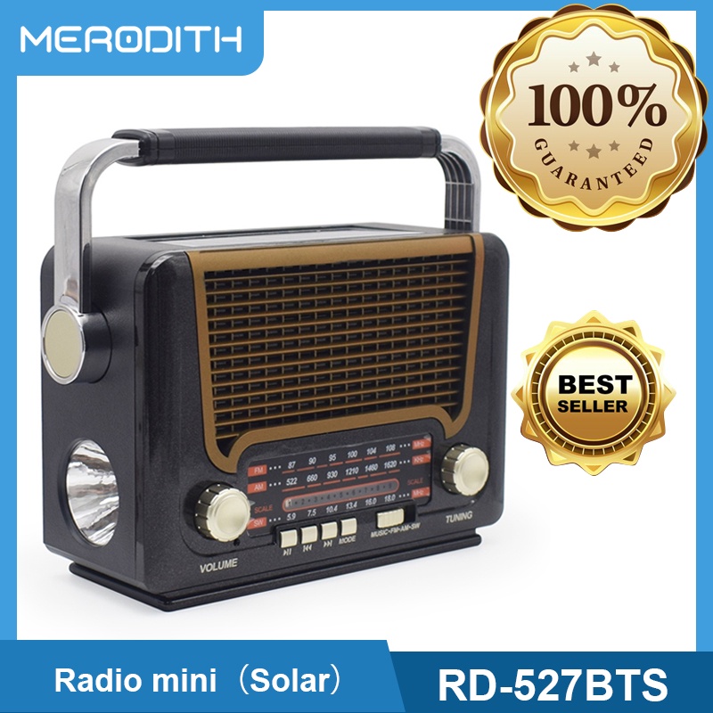 Jual Radio fm bluetooth/AM/SW Radio jadul Player Radio Portabel Retro ...