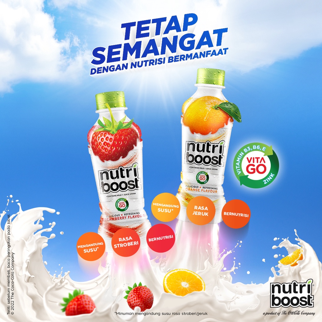 Jual Nutriboost Minuman Mengandung Susu dan Sari Buah Jeruk-Strawbery ...