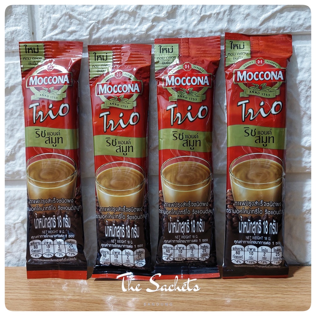 Jual Moccona Trio Instant Coffee Thailand Sachet | Shopee Indonesia