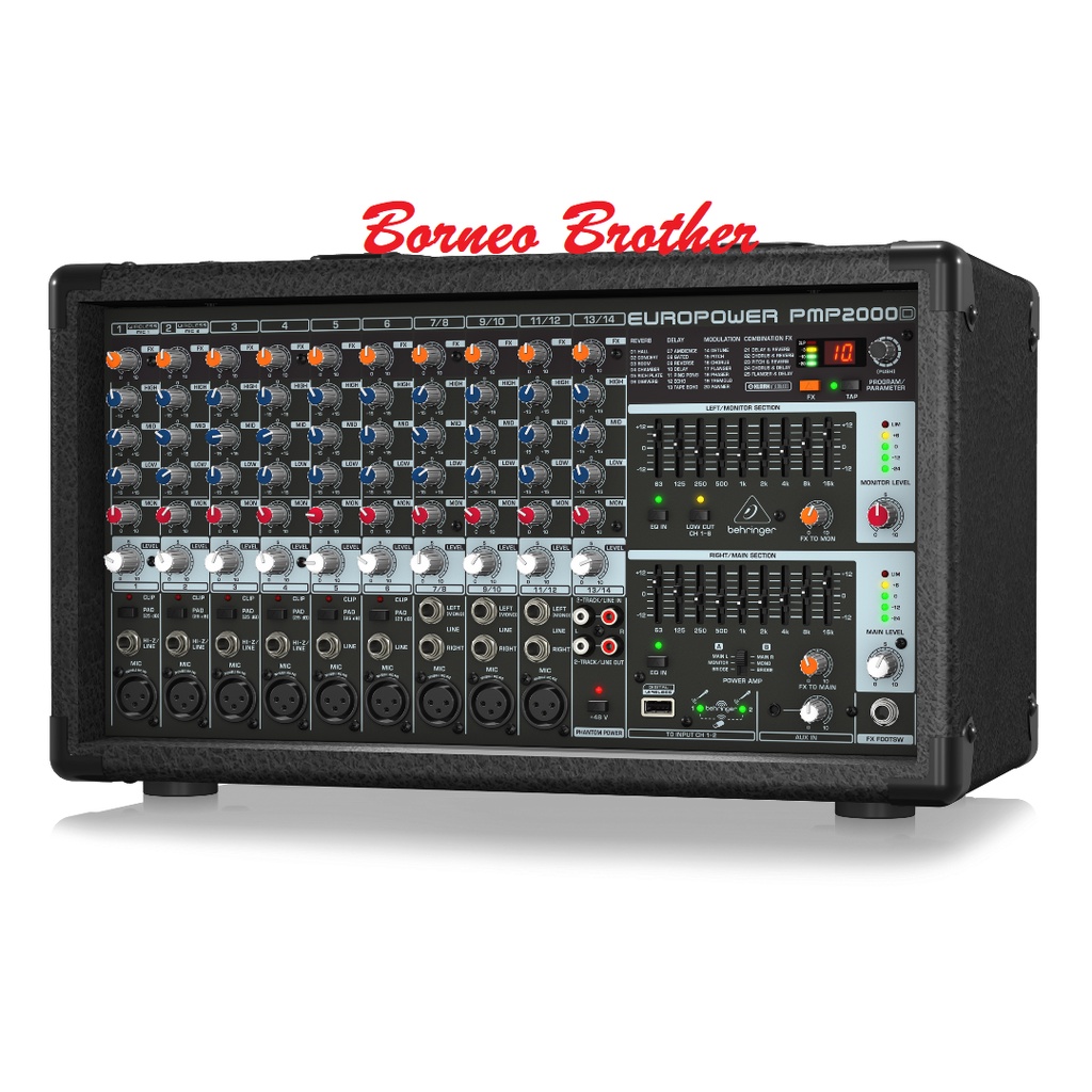 Jual Behringer PMP2000D PMP 2000 D Original Power Mixer 14 Channel ...